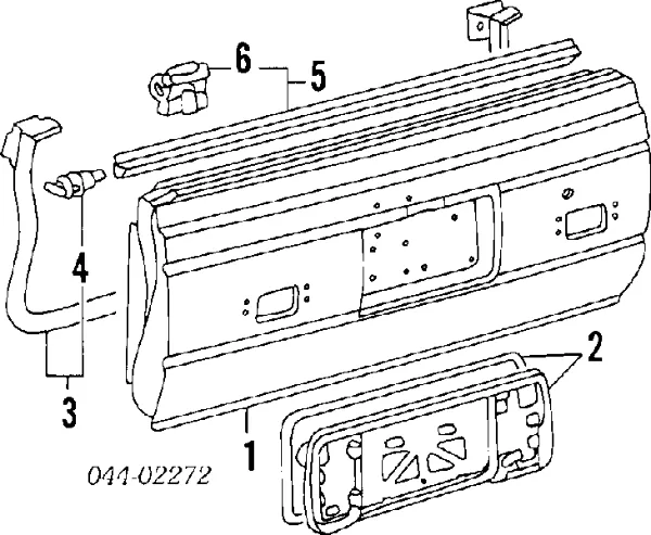 Compactador de vidro traseiro inferior para Toyota Hilux N 1983 ano ⚙ ...
